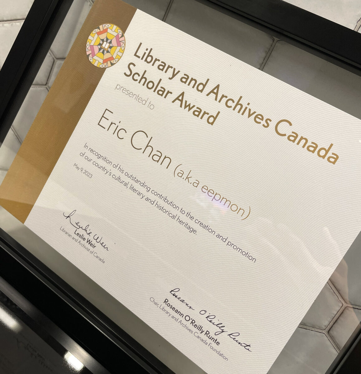 Library & Archives Canada | 2023 Scholar Awards Laureate | World of EEPs
